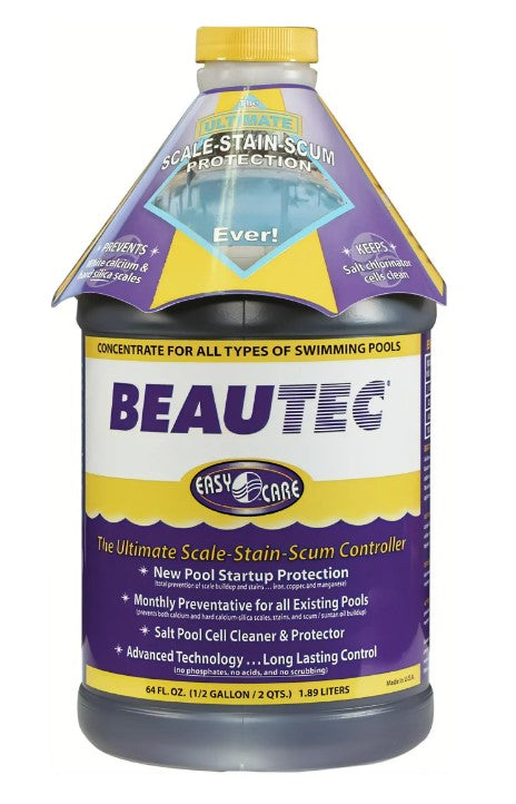 EasyCare 22064 BeauTec Salt Cell and Tile Cleaner, 64 oz. Bottle | Pool ...