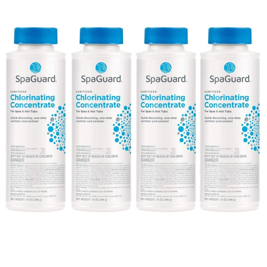 SpaGuard Chlorinating Concentrate 14oz (4 PACK)